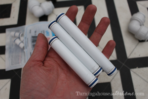 How to fit an outdoor tap with plastic pipes • Turning a House into a Home